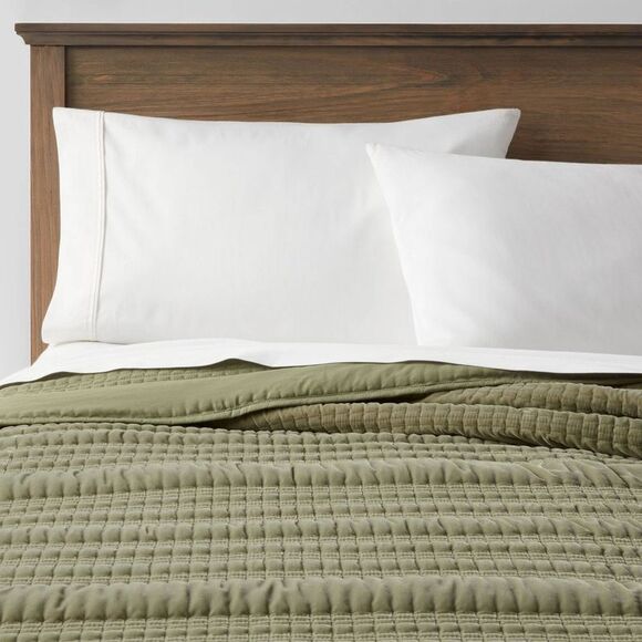 Threshold | Bedding | Threshold Quilt Velvet Luxe Quilted Yearround Gr ...